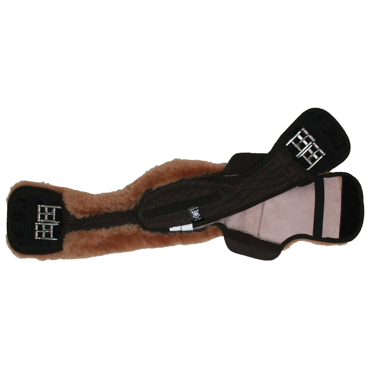 Mattes Crescent Short Girth Quilted Sheepskin Cover – World Equestrian ...