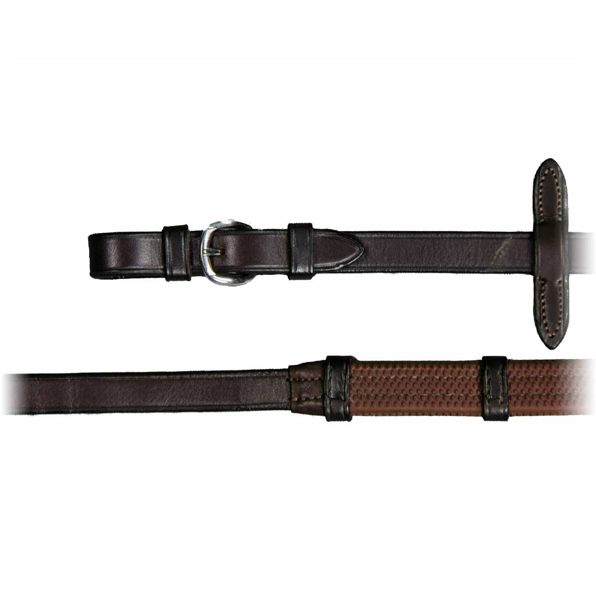 Vespucci Rubber Reins with Stops and Buckles – World Equestrian Brands
