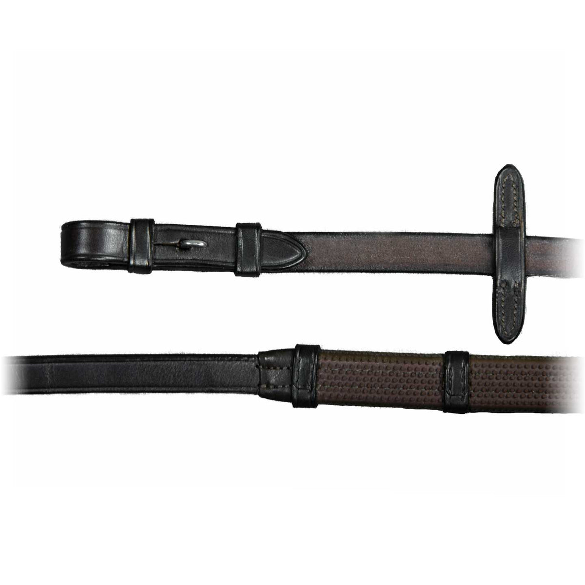 Vespucci Rubber Reins with Stops and Hookstuds – World Equestrian Brands